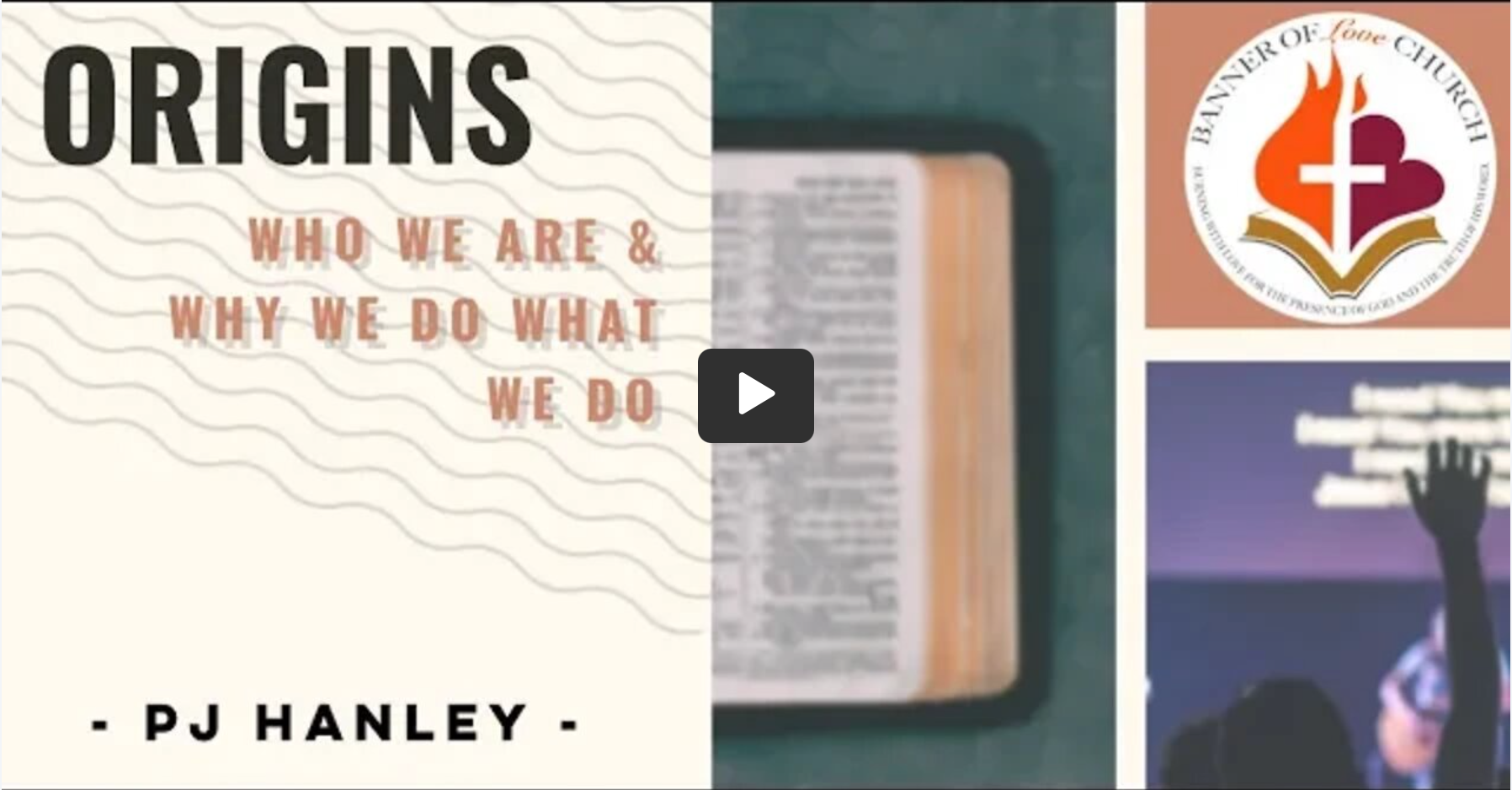 Origins - Who We Are & Why We Do What We Do - 8 PART SERIES - PJ Hanley ...